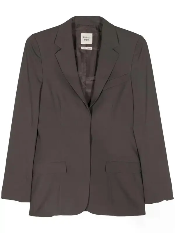 Hermès 2010s Virgin Wool Blazer