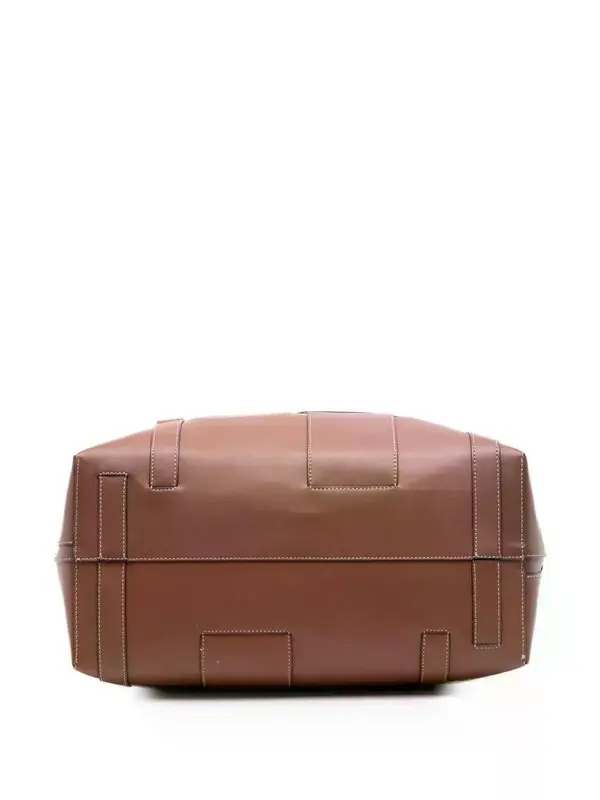 Burberry Pre-owned Large Leather Foster Tote Satchel