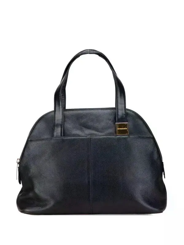 Burberry Leather Dome Handbag