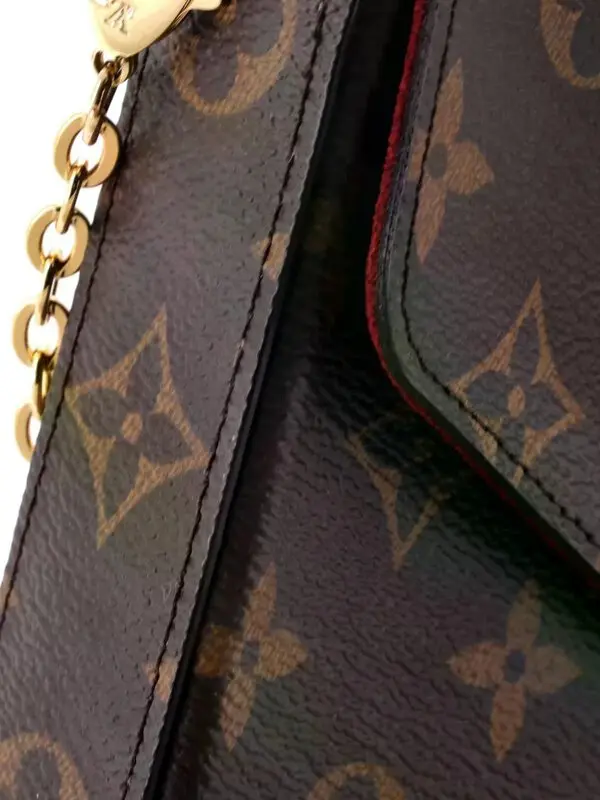 LOUIS VUITTON Felicie Pochette Monogram Canvas Crossbody Bag - Brown