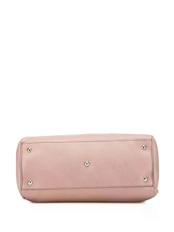 Gucci Medium Calfskin Bamboo Shopper Satchel