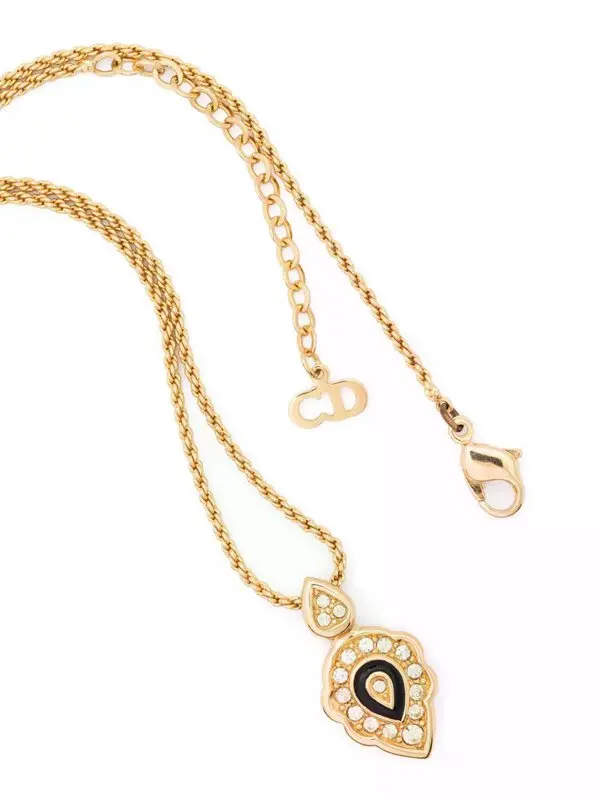 Dior 1980s Statement Pendant Necklace