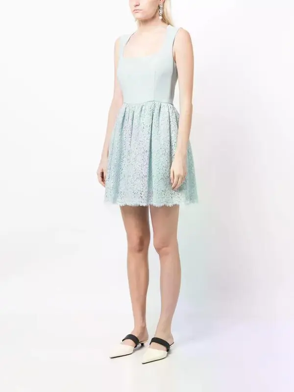 Miu Miu Floral Lace-panel Minidress