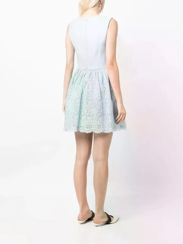 Miu Miu Floral Lace-panel Minidress