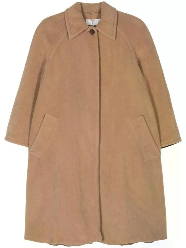 Valentino Garavani 1980s Brushed Midi Coat