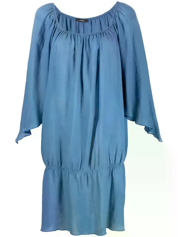 Gianfranco Ferre 2000s Long-sleeved Gathered Dress