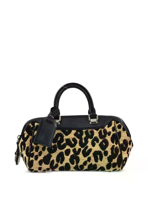 LOUIS VUITTON 2012 Leopard Baby Handbag - Black