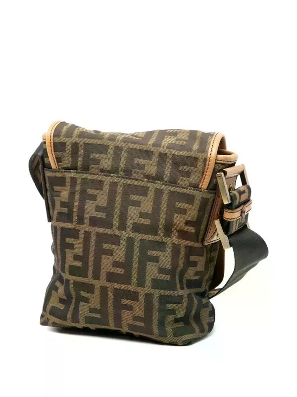 Fendi Mini Ff Zucca Canvas Crossbody Bag
