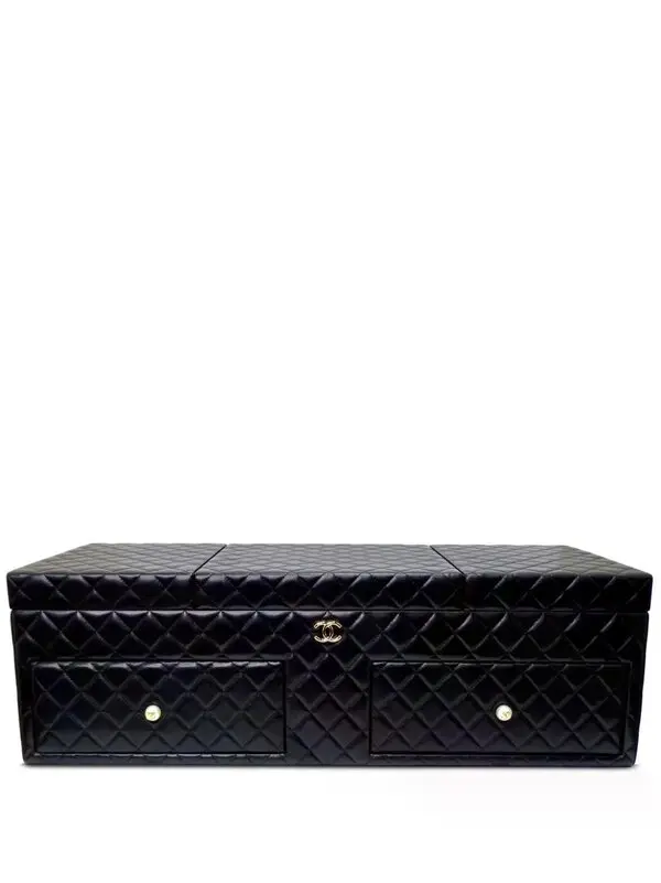 Chanel 2010 Diamond-quilted Jewellery Box