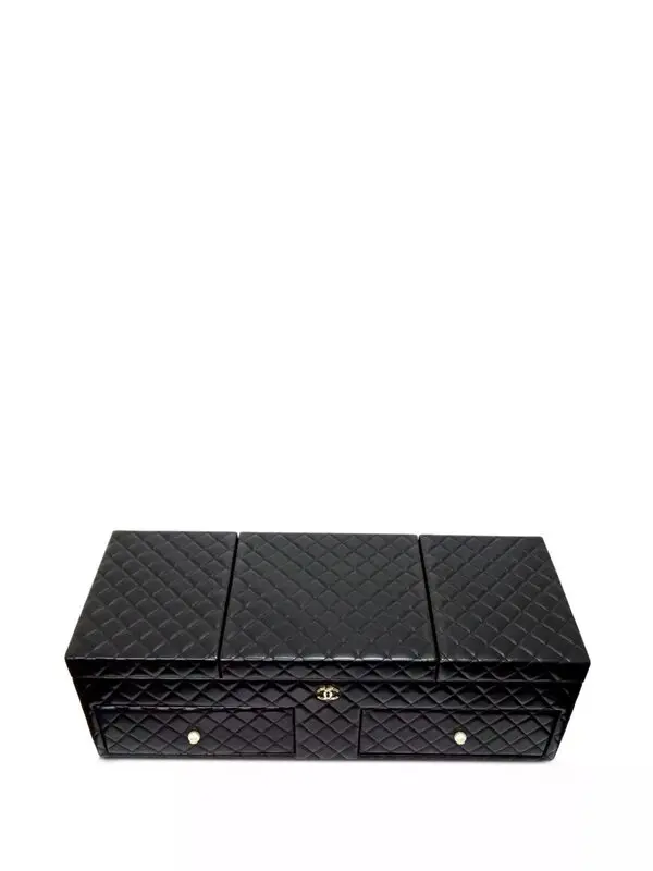Chanel 2010 Diamond-quilted Jewellery Box