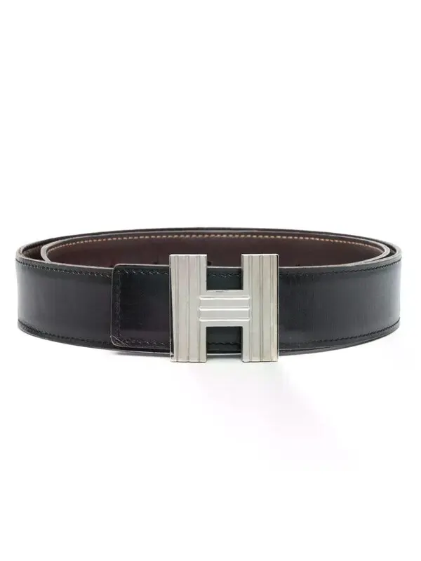 Hermès 2000 Cadena H Reversible Belt - Black