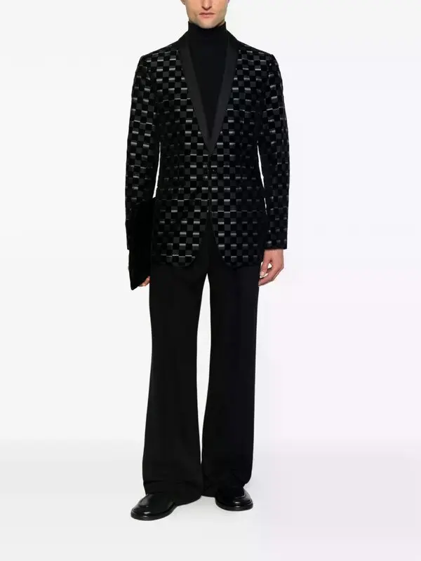 Dolce & Gabbana 2000s Checkered Blazer