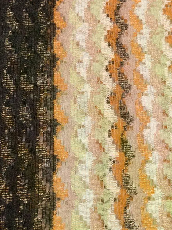 Missoni 2000s Chevron-knit Scarf
