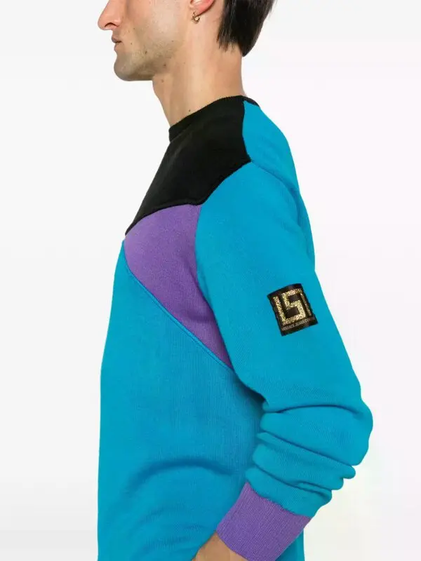 Versace 2000s Colour-block Sweater