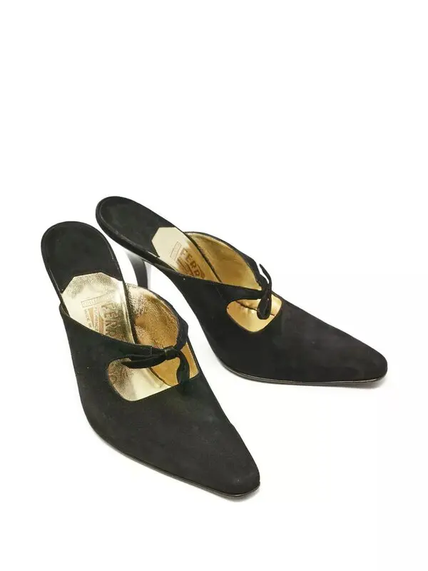 FERRAGAMO 105mm Leather Mules