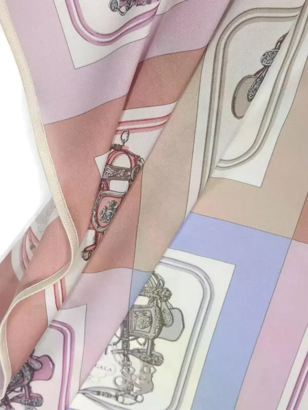 Hermès 2020s Graphic-print Scarf