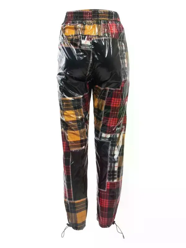 Palm Angels Patchwork-print Plaid Trousers