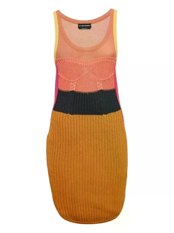 Sonia Rykiel Paris Colour-block Knit Dress