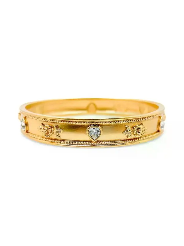 JENNIFER GIBSON JEWELLERY 1980s Elizabeth Taylor Bangle By - Gold