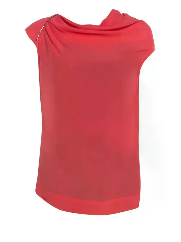 Escada Silk High-low Hem Top