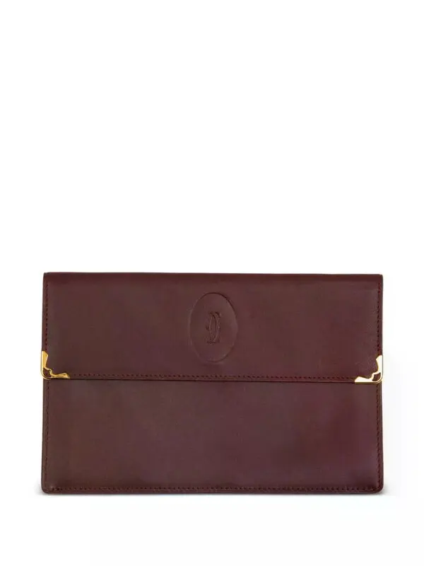 CARTIER 1990s Leather Clutch