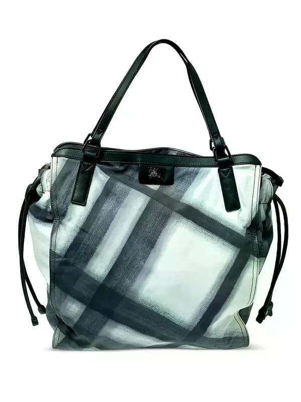 Burberry Check-print Tote Bag