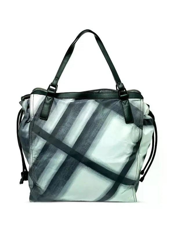 Burberry Check-print Tote Bag