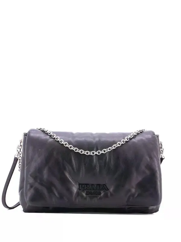 Prada Padded Leather Shoulder Bag