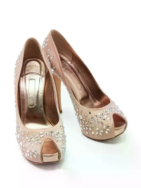 GINA 130mm Crystal-embellished Sandals