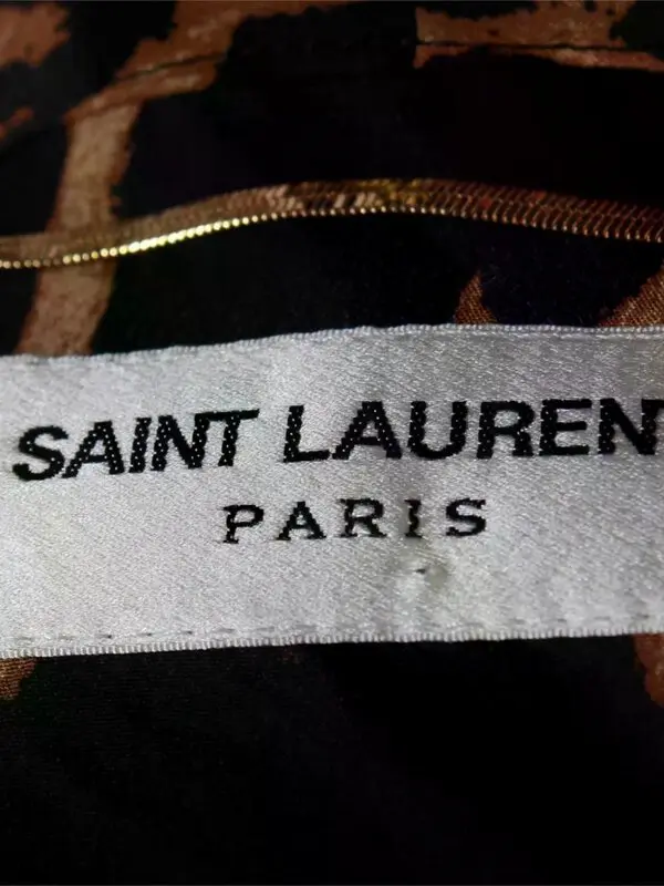 Saint Laurent Leopard-print Blouse