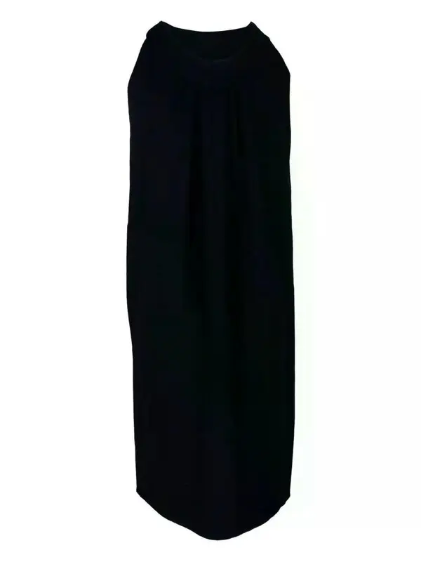 Oscar De La Renta Wool Sleeveless Dress - Black