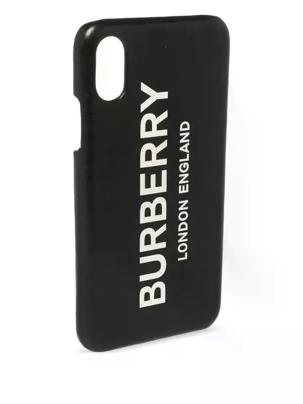 Burberry Leather Logo Iphone Case
