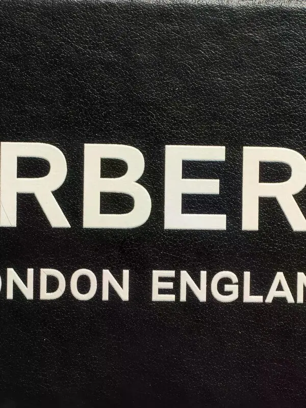 Burberry Leather Logo Iphone Case