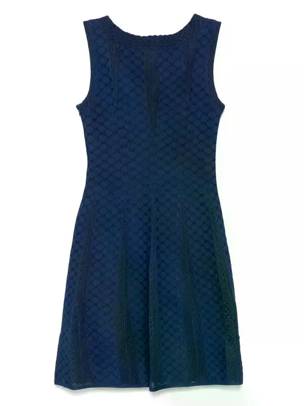 Alaïa 2000s Semi-sheer Panels Midi Dress