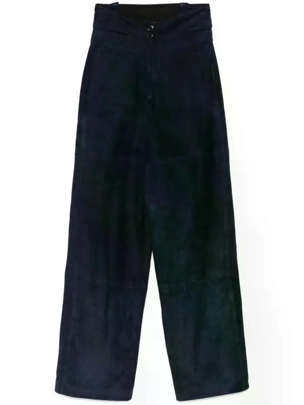 Gianfranco Ferre 1990s Suede Trousers