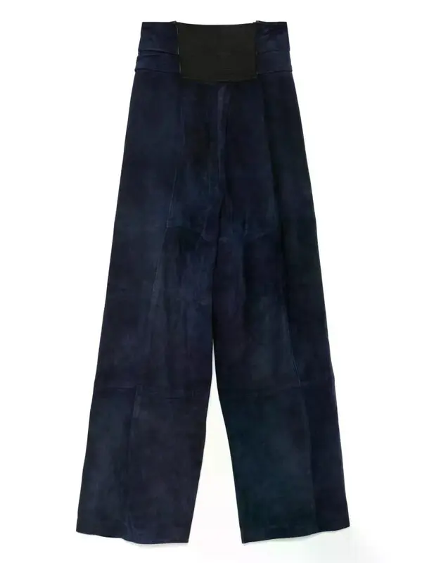 Gianfranco Ferre 1990s Suede Trousers