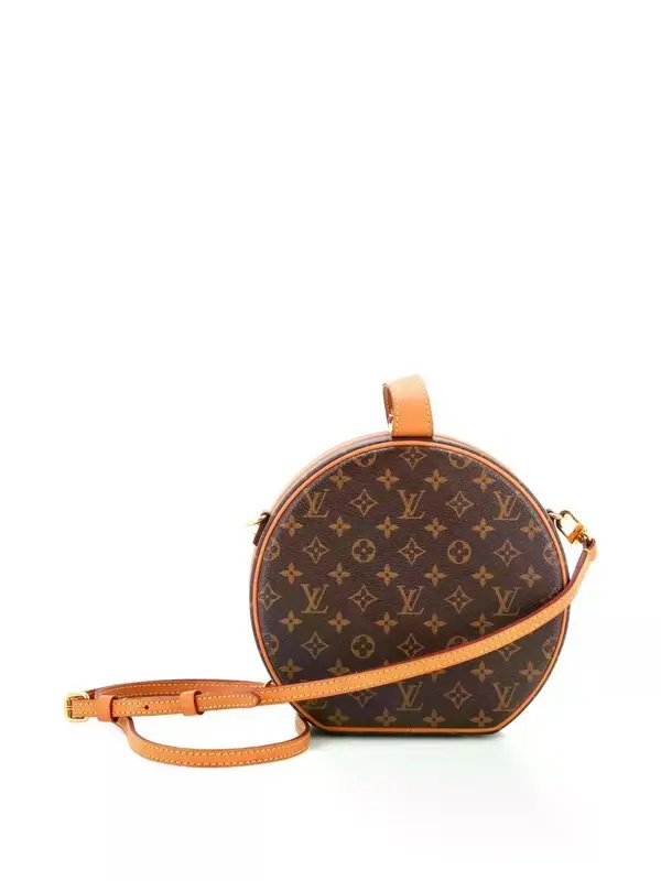 LOUIS VUITTON Petite Boite Chapeau Crossbody Bag Monogram Canvas - Brown