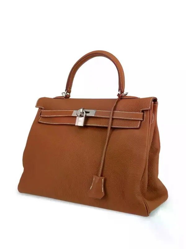 Hermès Kelly 35 Two-way Handbag - Brown