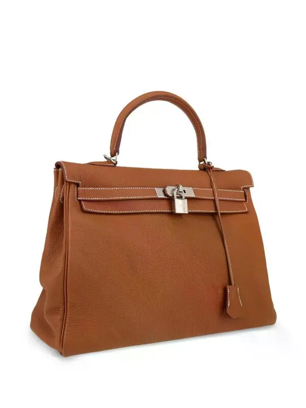Hermès Kelly 35 Two-way Handbag - Brown