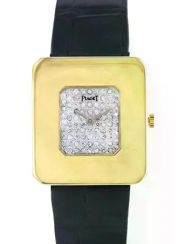 PIAGET 1970s Diamond-dial 28mm Timepiece