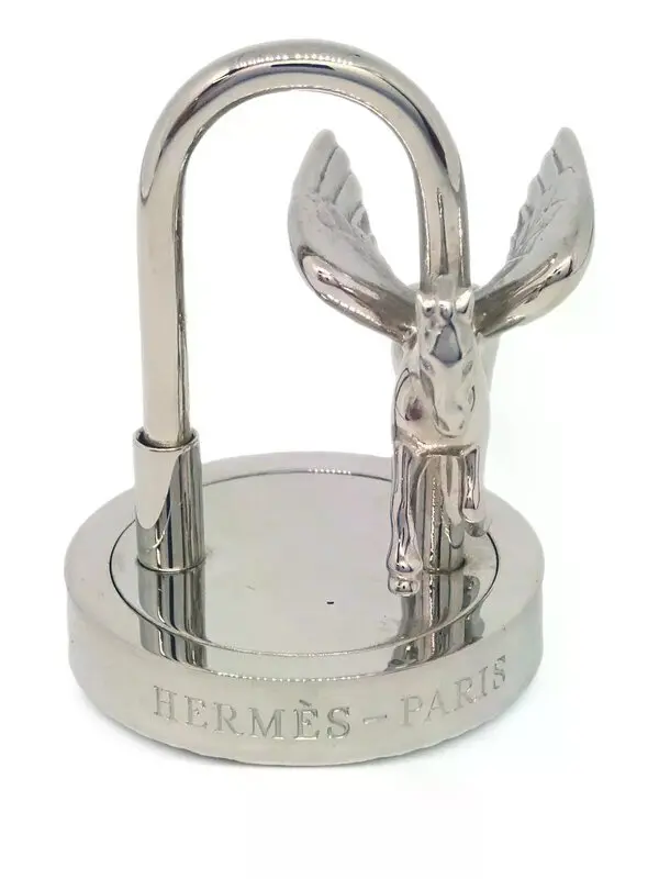 Hermès 2007 Pegasus Cadena Charm - Silver