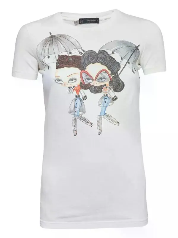 Dsquared2 Cotton Graphic T-shirt