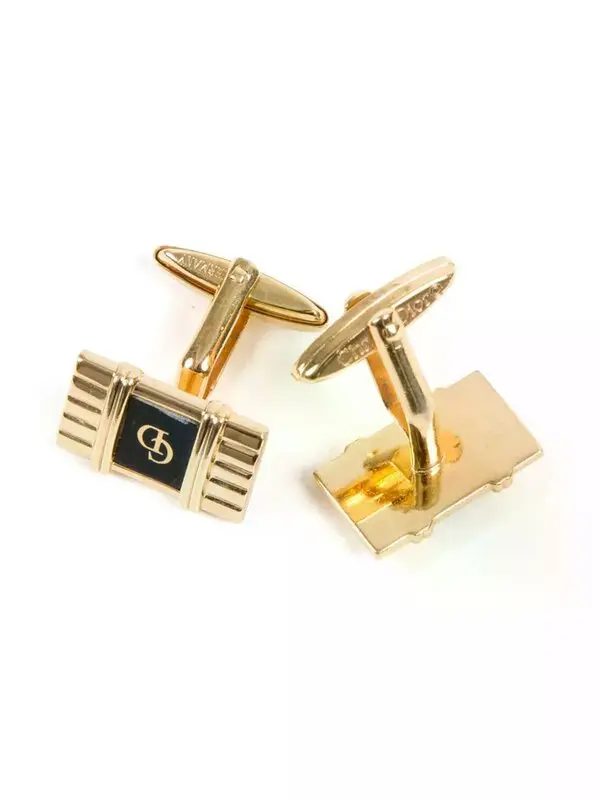 Dior 1990s Cd-logo Cufflinks
