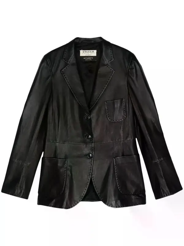 A.N.G.E.L.O. VINTAGE CULT 2000s Leather Blazer