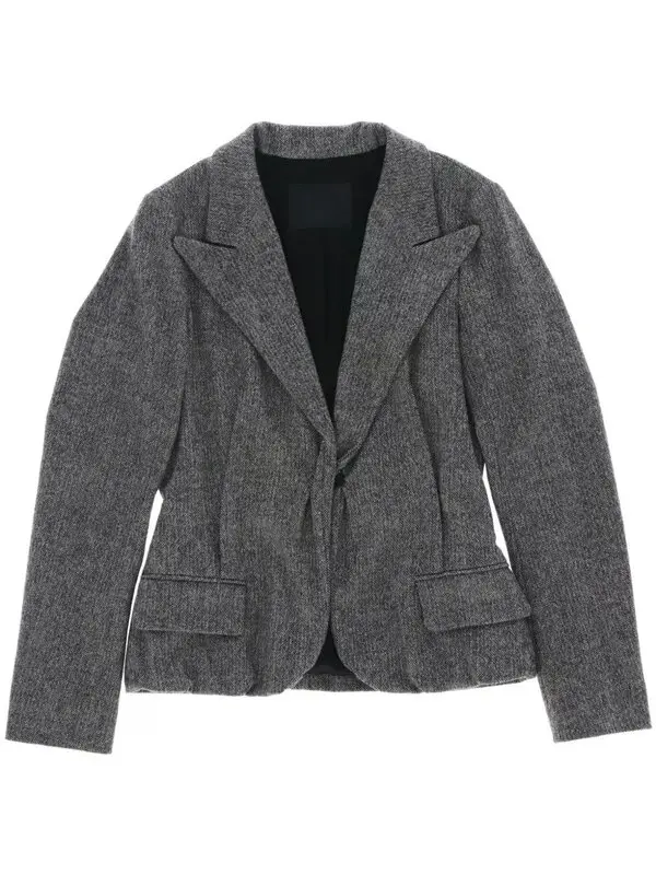 LANVIN 2008 Herringbone Blazer