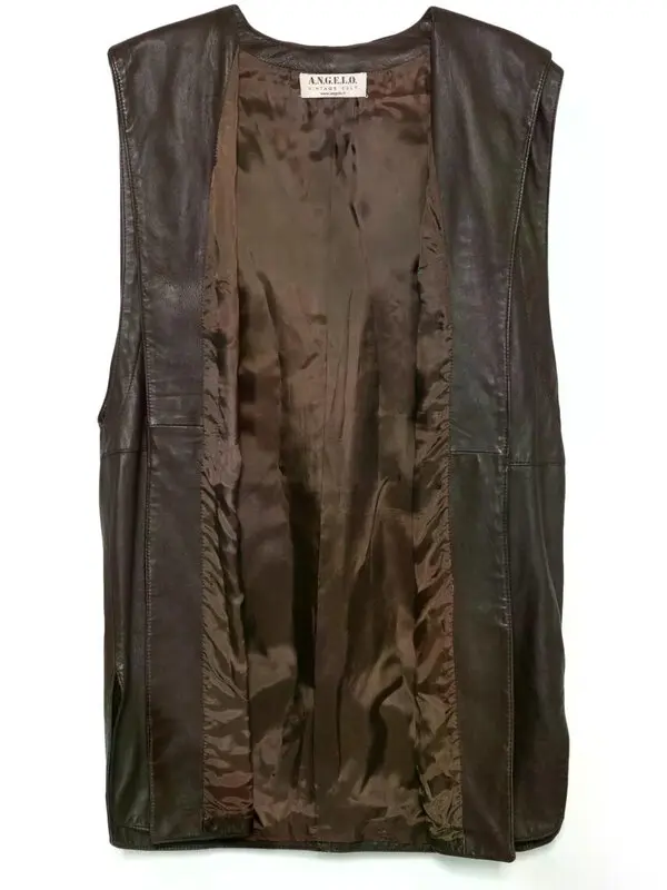A.N.G.E.L.O. VINTAGE CULT 1970s Leather Gilet