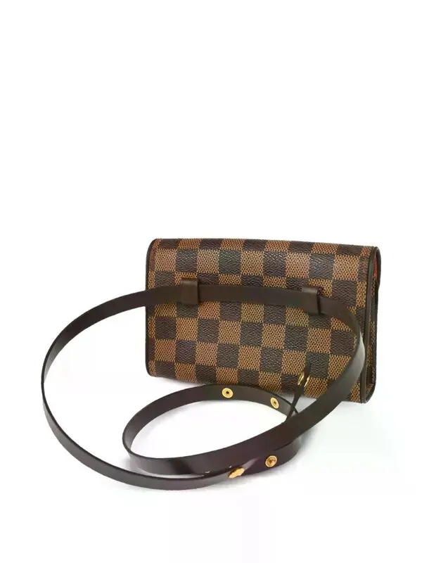 LOUIS VUITTON 2002 Pochette Florentine Belt Bag - Brown