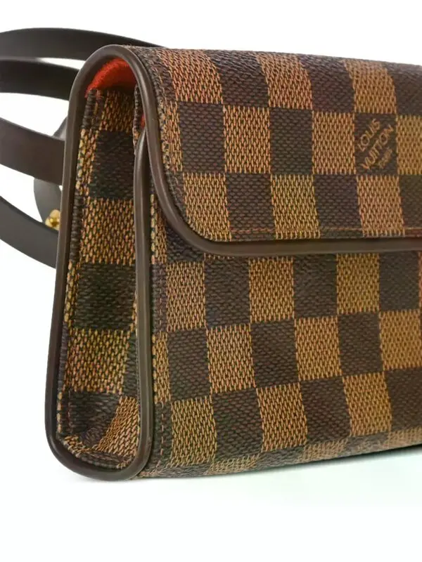 LOUIS VUITTON 2002 Pochette Florentine Belt Bag - Brown