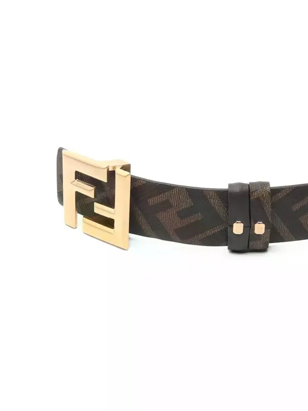 Fendi Ff-logo Buckle Belt
