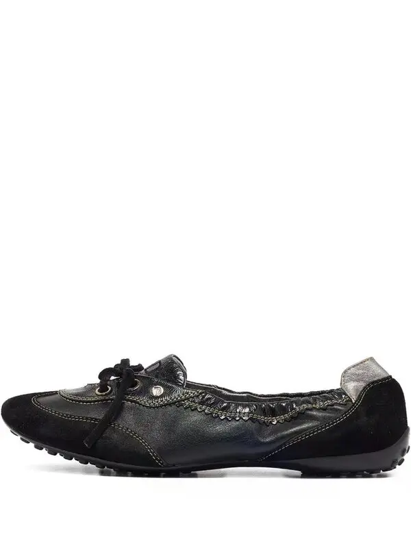 TOD'S Bow-embellished Ballet Flats - Black